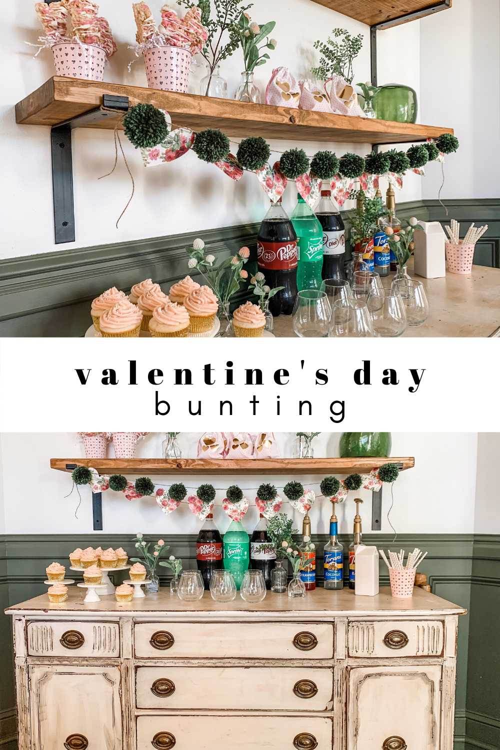 EASY VALENTINE'S DAY BUNTING WITH CRICUT