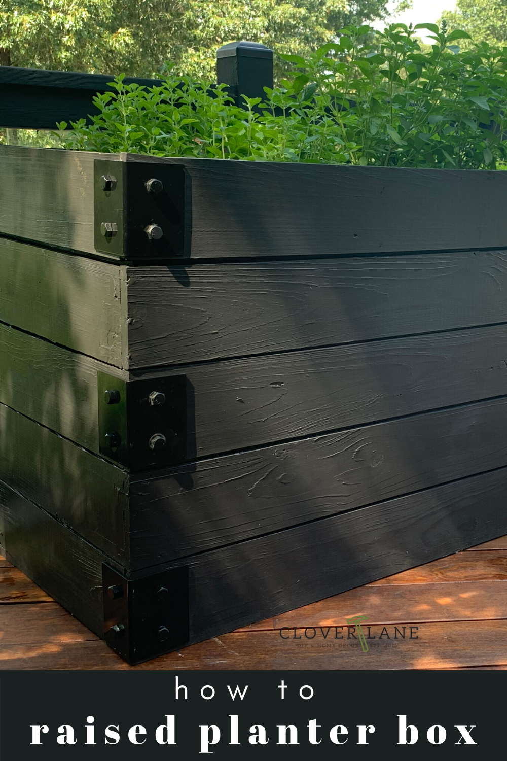 Clover Lane Blog - How To Make Raised Planter Box